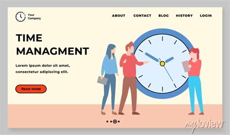 Time Management Workflow Organization Website Layout Work Efficiency • Wall Stickers Graphic