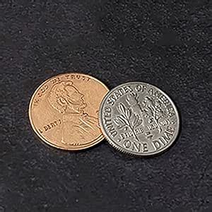 Amazon Com Sumag Dime And Penny Magic Tricks Coins Vanish Appear Magic Magician Close Up Street