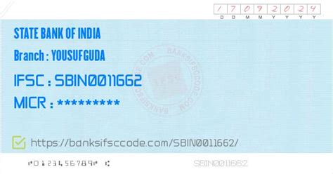 State Bank Of India Yousufguda Branch Ifsc Code Hyderabad Urban Sbi