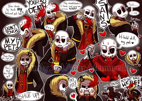 Underfell Horrortale Sans Undertale Au Undertale персонажи