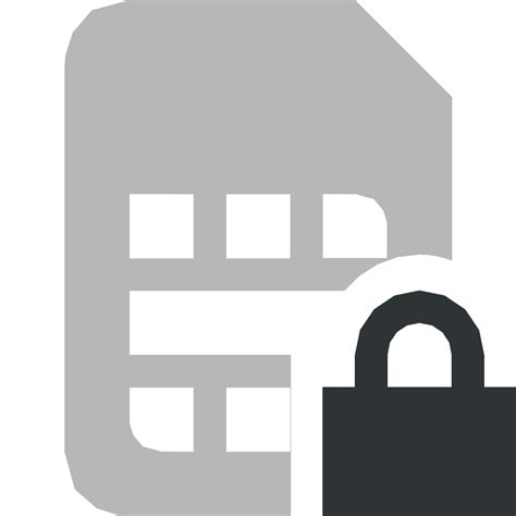 Auth Sim Locked Vector Svg Icon Svg Repo