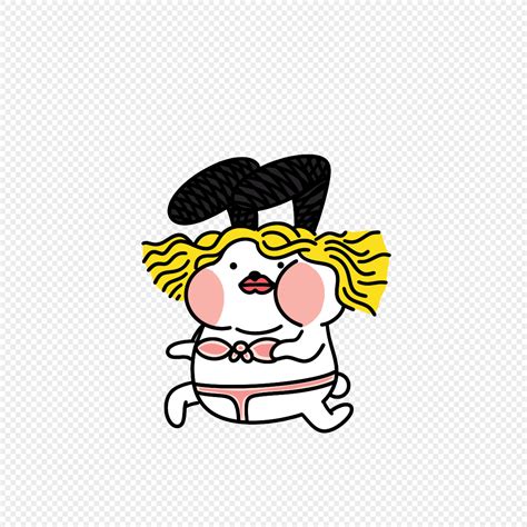 귀여운 괴물 토끼 요소 PNG 일러스트 무료 다운로드 Lovepik