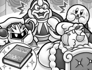 Kirby Light Novel Illustration