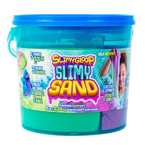 Blue Green And Orange Slimygloop Slimysand5 Lb Bucket Toys R Us Canada