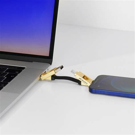 Rolling Square inCharge® 6 | Keyring multi charging cable | 6 different ...