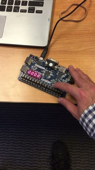 16 Bit Binary Updown Counter Using Basys 3 Youtube