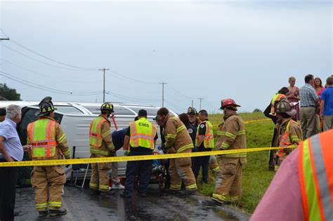 Three Hospitalized In Passenger Van Crash News