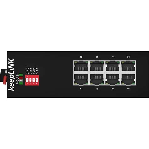 8 Port Fast 10 100mpbs Unmanaged Ip40 Industrial Ethernet Network