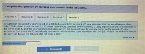 Solved Integrative Case 7 68 Algo Cost Estimation Chegg
