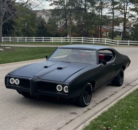 1969 Pontiac Lemans Gto Satin Black 1965 Pontiac Gto Black 1969