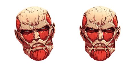 Attack On Titan Colossal Titan Cursor Aot Cursors Sweezy Cursors
