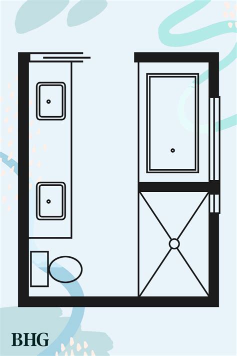 X Master Bathroom Layout
