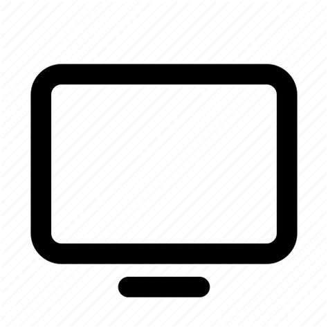 System Monitor Desktop Screen Pc Icon Download On Iconfinder