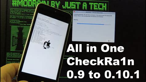 NEW ModRa1n All In One CheckRa1n Version Jailbreak IOS 12 13 Windows