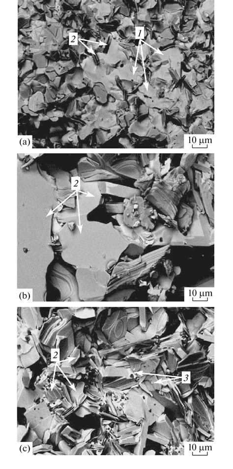 Electron Micrographs Of Fracture Surfaces Of Ceramics With The