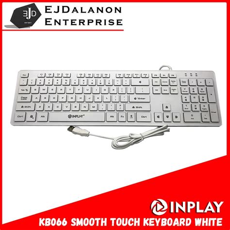 Inplay Kb066 Smooth Touch Keyboard White Inplay Kb066 Keyboard