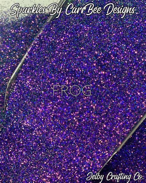 Frog Glitter Holographic Colour Shift Fine Cut Glitter Jelby