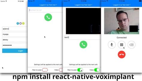 React Native Voximplant Module For Ios Communication App Development