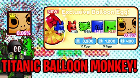 I Went BROKE Hatching For TITANIC BALLOON MONKEY In Pet Simulator X