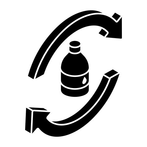 Conceptualizing Solid Design Icon Of Bottle Recycling 23423487 Vector Art At Vecteezy