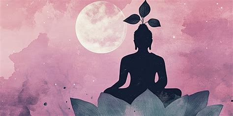 연꽃 위에 앉아 있는 불상 그림 페인트 등 불 동상 배경 일러스트 및 사진 무료 다운로드 Pngtree