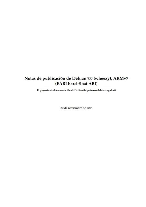 pdf de programación notas de publicación de debian 7 0 wheezy