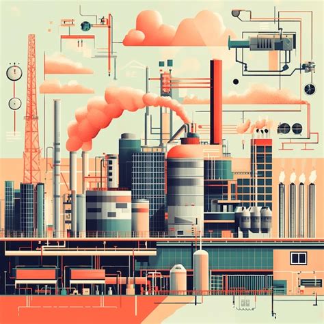 A Visual Of A Manufacturing Plants Energyefficient Systems And Green