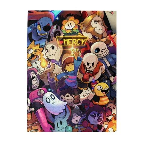 Undertale 500 Piece Jigsaw Puzzle Wooden Puzzle Birthday Ts For