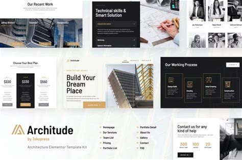 Architude Architecture Agency And Interior Design Elementor Template Kit