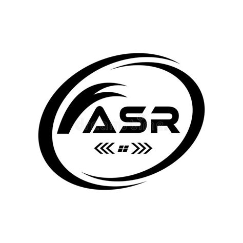 Asr Letter Logo Design Asr Simple And Modern Monogram Logo Stock