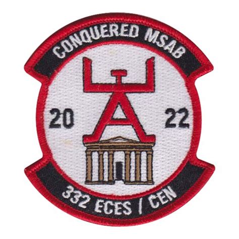 332 Eces Custom Patches 332nd Expeditionary Civil Engineering