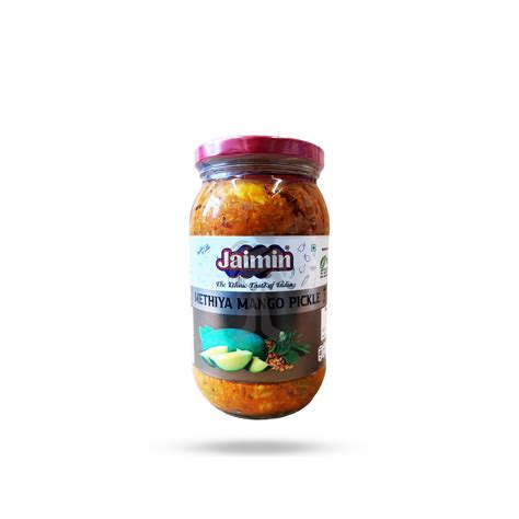 Jaimin Methiya Mango Pickle 400g • Hallans
