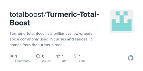 Github Totalboostturmeric Total Boost Turmeric Total Boost Is A