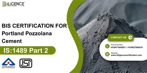 Bis For Portland Pozzolana Cement For Is 1489 Part 2