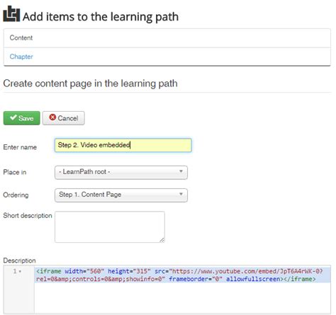 Learning Path Creation