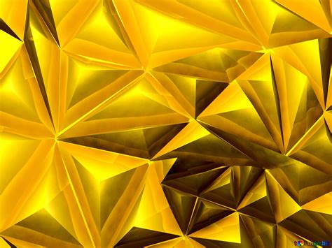 Polygon Gold Background Free Image № 51586
