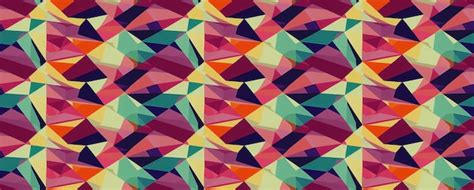 Premium Photo Abstract Colorful Geometric Pattern Design