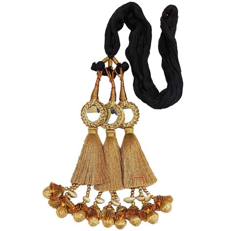 Punjabi Traditional Golden Koudi Paranda
