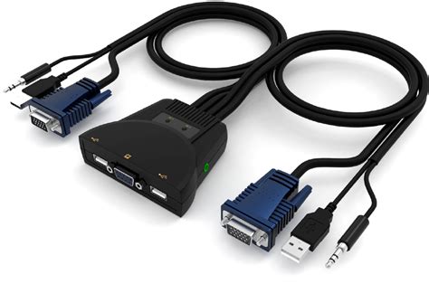 AC V L Cable KVM Switch Port VGA KVM Switch ANGUSTOS