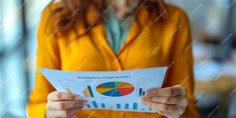 Premium Photo Analyzing Business Performance A Visual Representation Of Data With Charts And