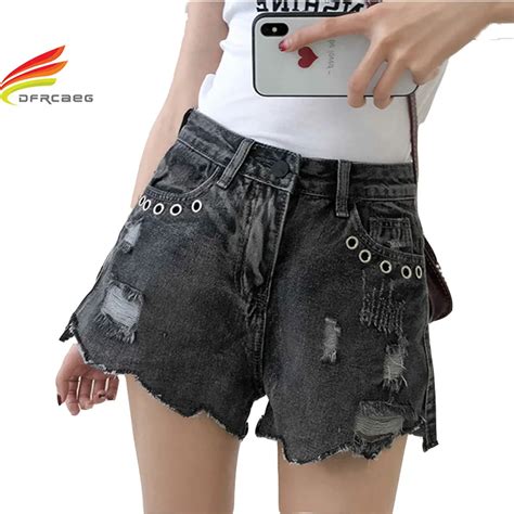 Black Shorts Women 2018 Summer New Korean Fashion Woman Denim Jeans