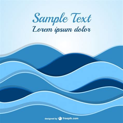 Premium Vector Abstract Waves Template