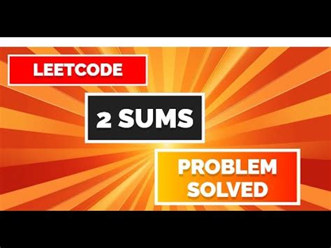 Solving Two Sums Problem In C++ | Brute Force Approach | LeetCode #1 Solutions Solved - YouTube