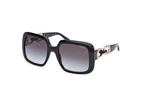 Guess Sunglasses Shiny Black Smokegradient Best Designers Inc