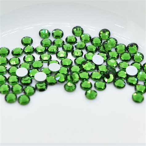 大人気 フラットバック Viva12 プレシオサ Ss16 シャムロック F クリスタル ラインストーン Crystal Preciosa の