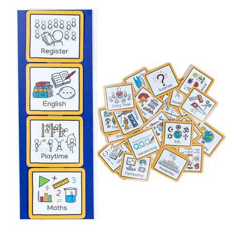 Visual Timetable For School Whole Class Version Create Visual Aids Ltd