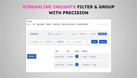 better issue history viewer for jira filter group easily atlassian