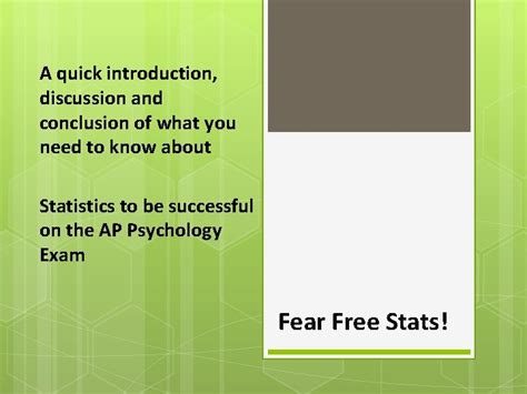 A Quick Introduction Discussion And Conclusion Of What