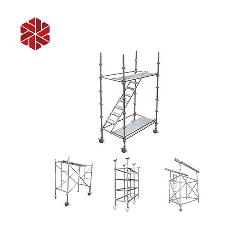 Aluminum Stair Scaffolding Tower 7 2m Hight 2 5m Long 1 5m Width