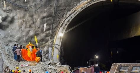 Uttarakhand Tunnel Rescue Drilling Success Uttarakhand Tunnel Rescue
